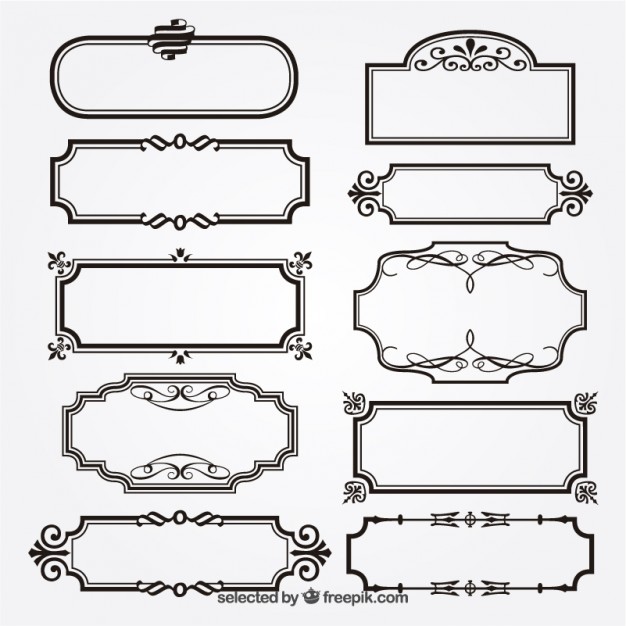 Title Frame Vector At Vectorified.com