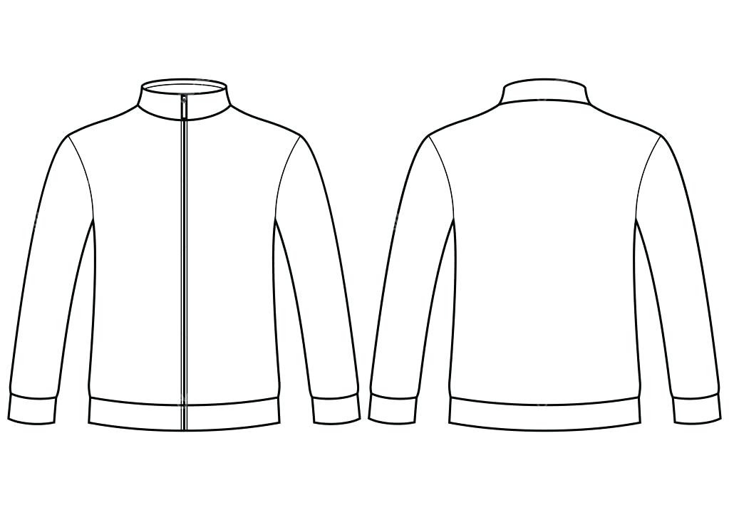 Blank Varsity Jacket Template