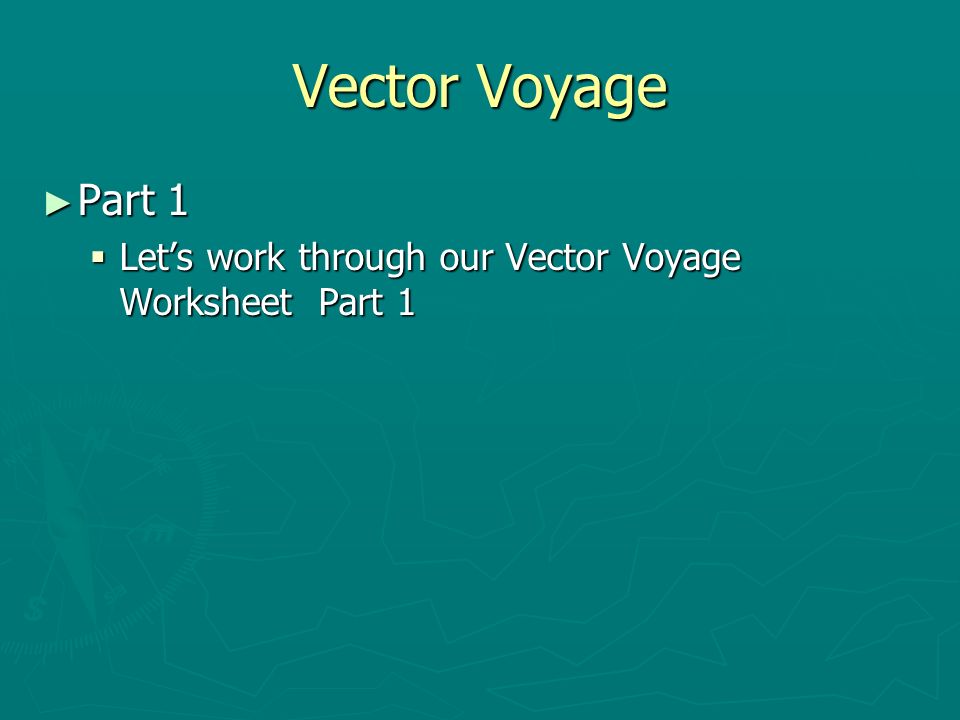 Vector Voyage Worksheet 1 At Vectorified Collection Of Vector