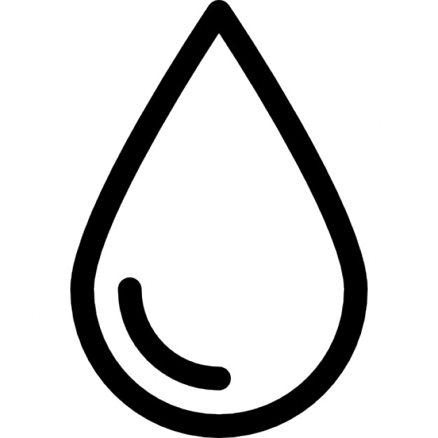 Water Drop Outline Vector At Collection Of Water Drop