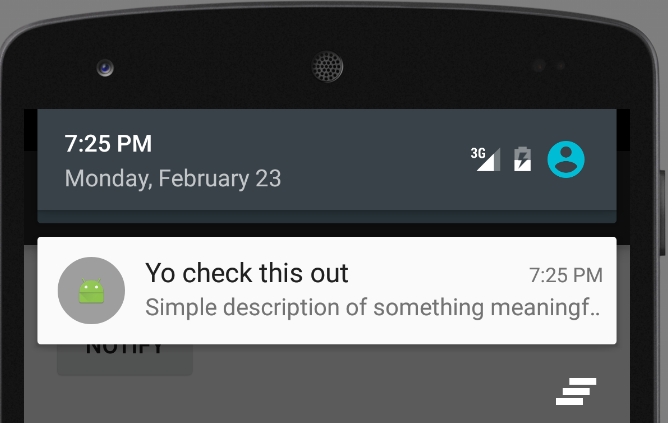 Android Notification Icon At Collection Of Android