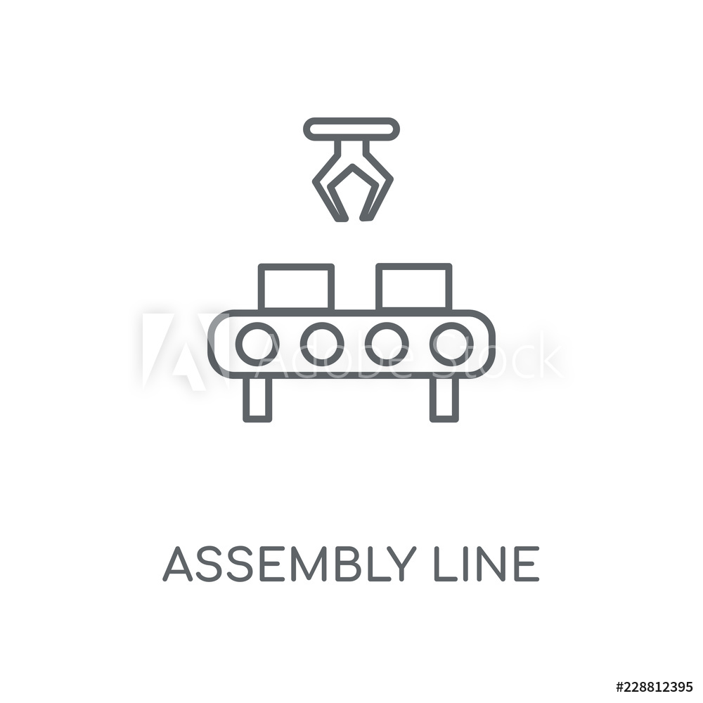 Assembly Line Icon At Collection Of Assembly Line Icon Free For Personal Use