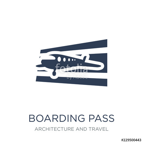 Boarding Pass Icon At Collection Of Boarding Pass