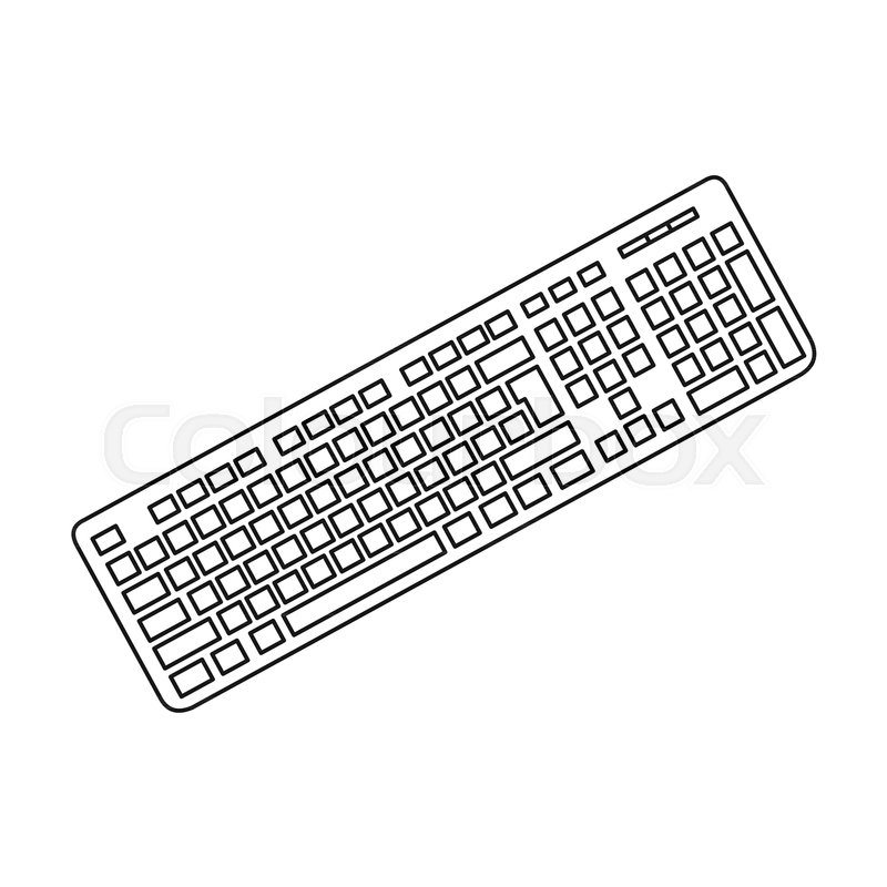 Computer Keyboard Icon At Collection Of Computer 9916