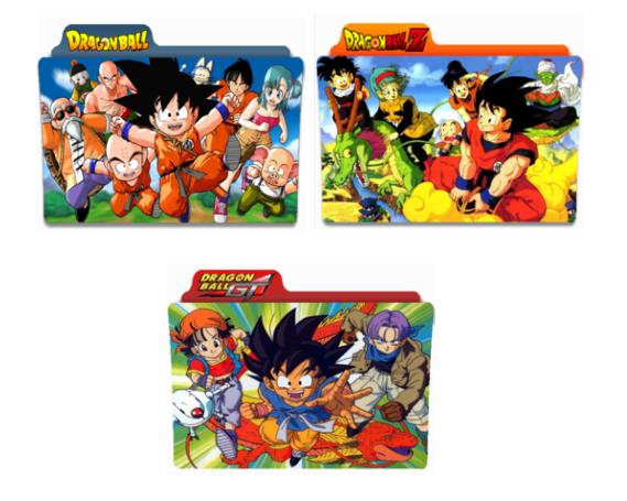 Dragon Ball Folder Icon At Vectorified.com