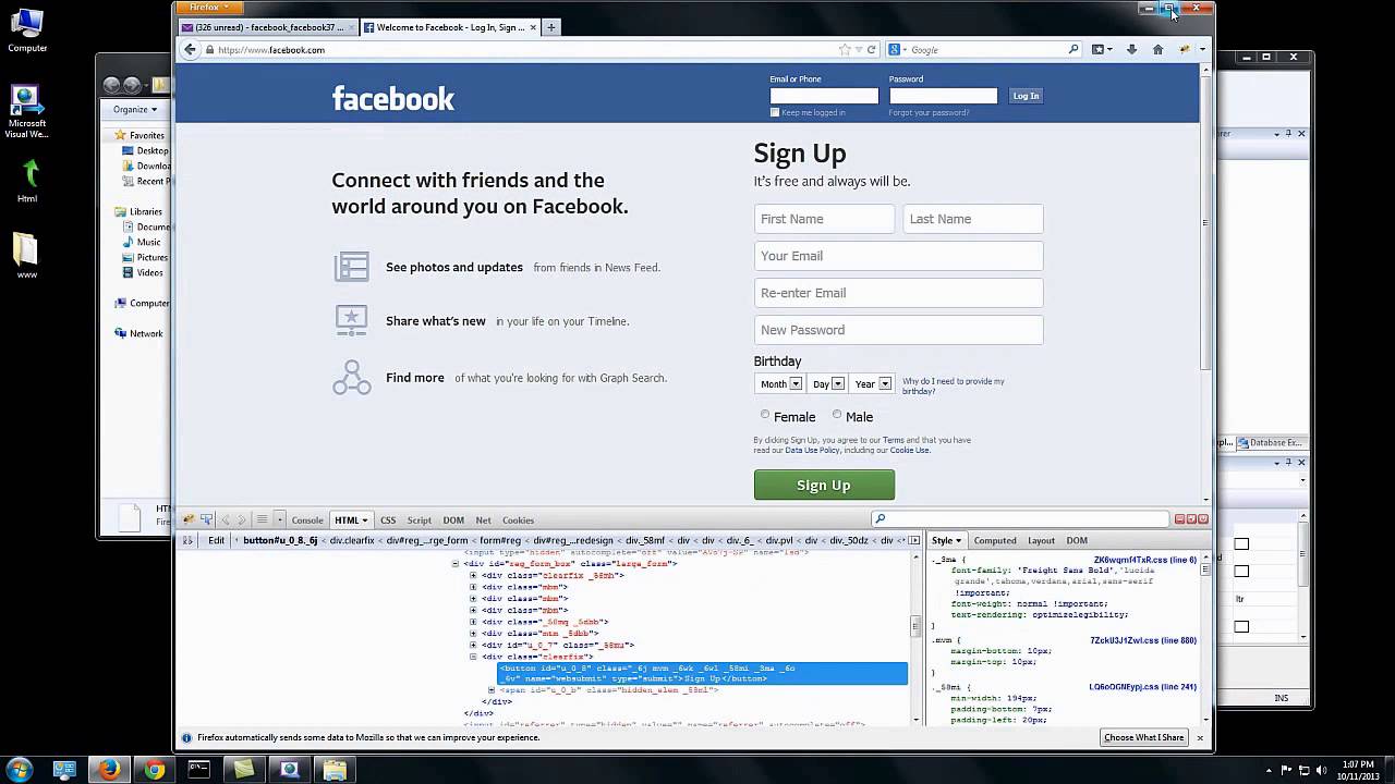 Facebook Icon Html Code At Collection Of Facebook Icon Html Code Free For