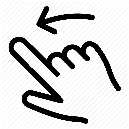 Finger Swipe Icon at Vectorified.com | Collection of Finger Swipe Icon free for personal use