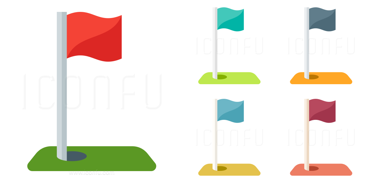 Golf Flag Icon At Collection Of Golf Flag Icon Free