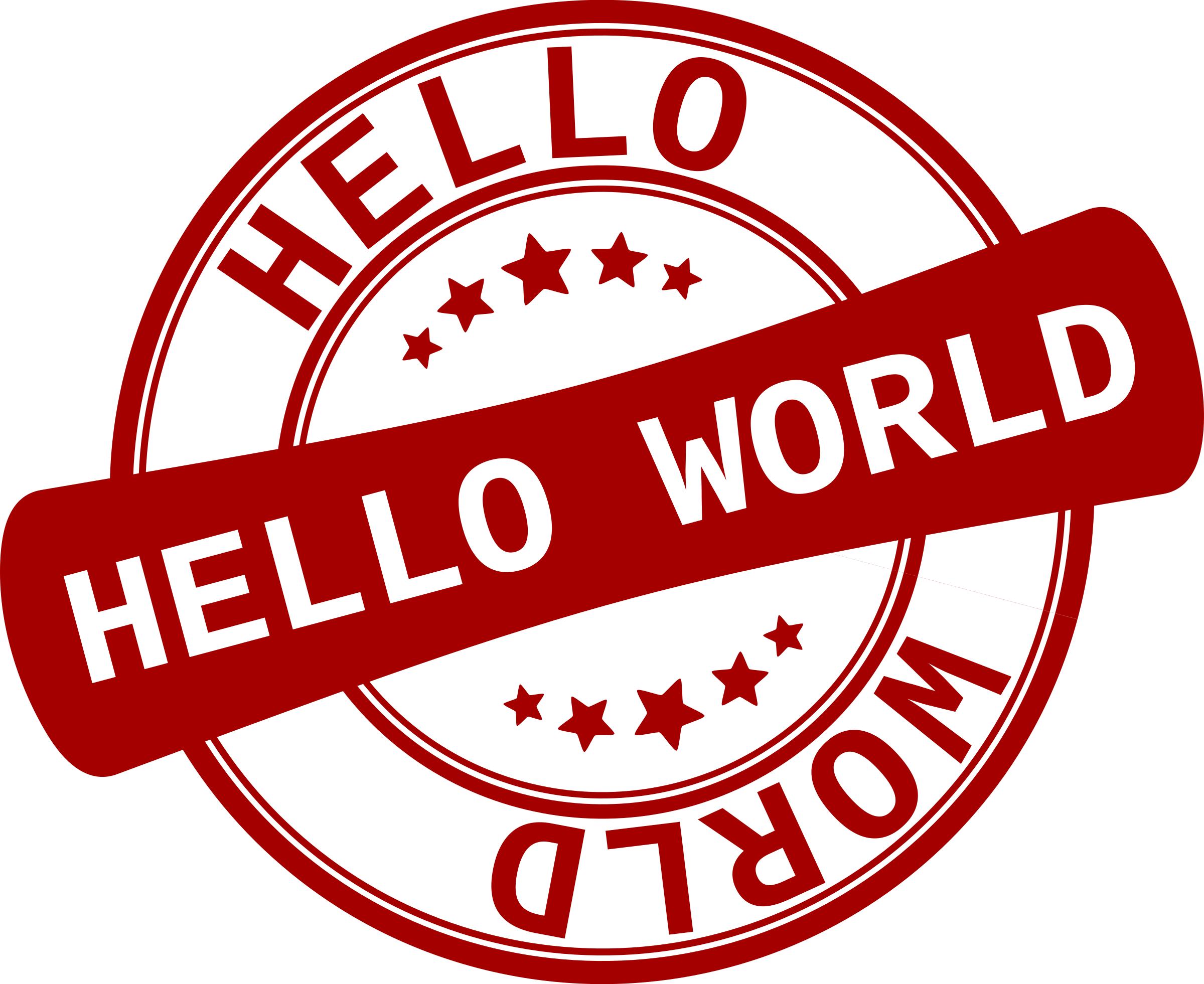 Hello World Icon At Collection Of Hello World Icon Free For Personal Use 