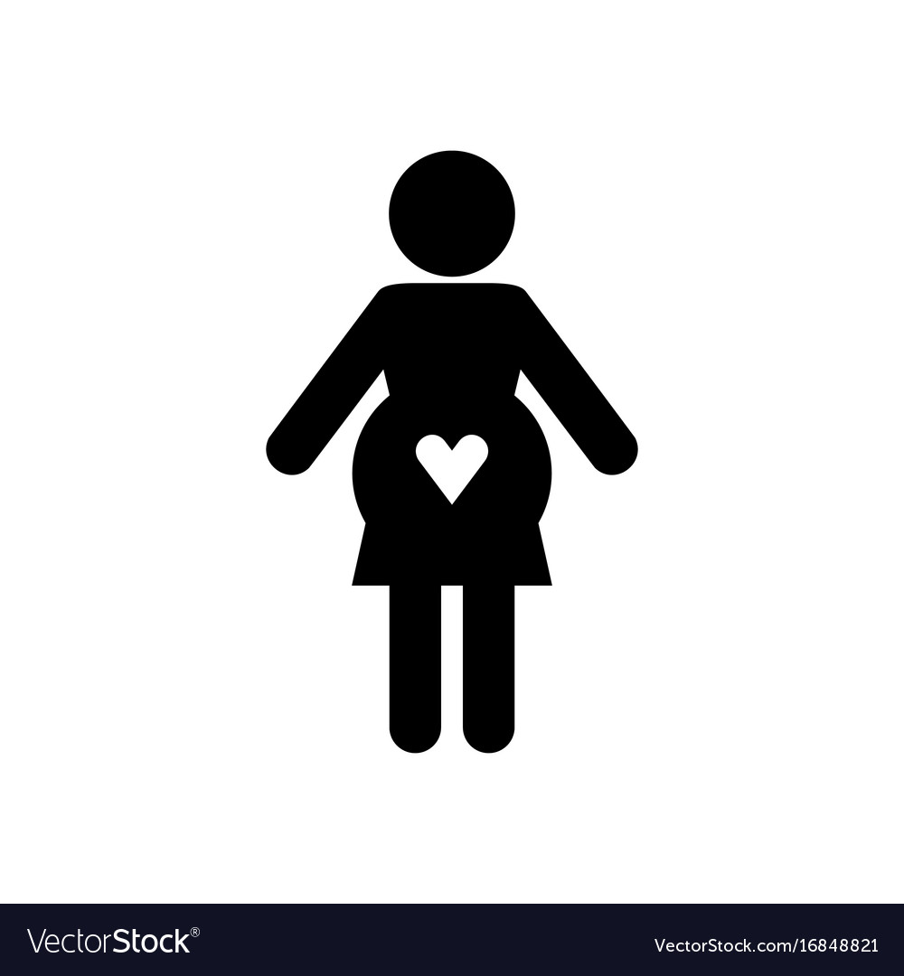 Pregnant Woman Icon At Collection Of Pregnant Woman