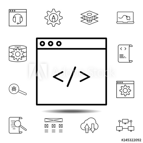 265 Coding Icon Images At 