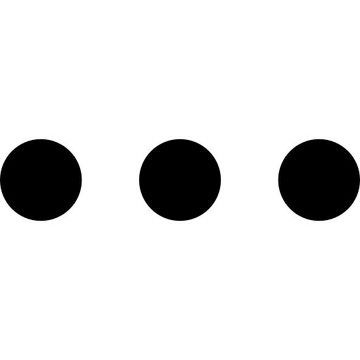 Three Horizontal Dots Icon At Vectorified Collection Of Three