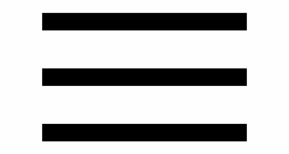 Three Line Menu Icon At Collection Of Three Line Menu Icon Free For Personal Use