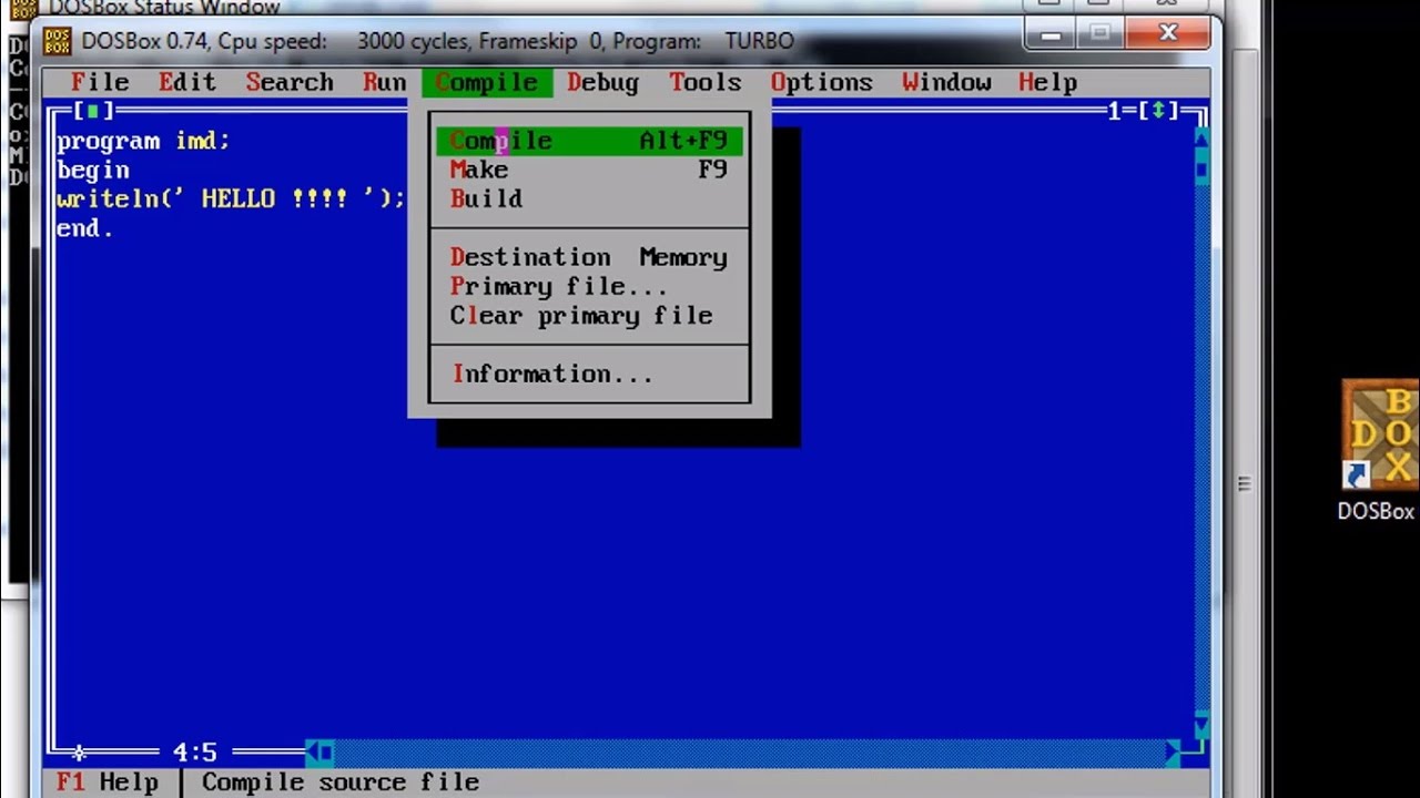 Turbo Pascal Icon At Collection Of Turbo Pascal Icon Free For Personal Use