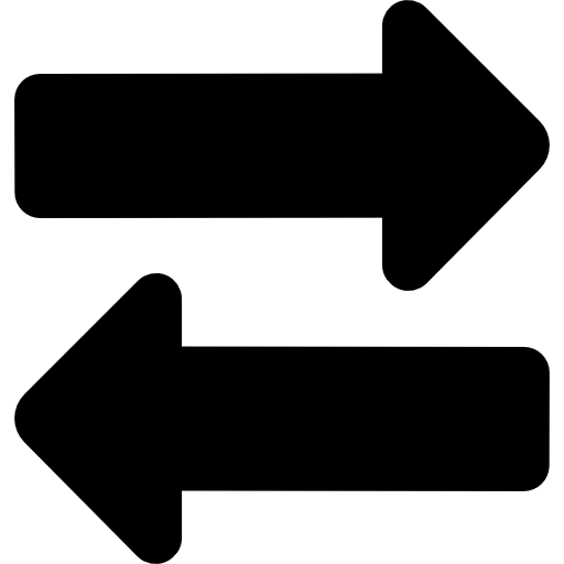 Two Way Arrow Icon At Vectorified Collection Of Two Way Arrow