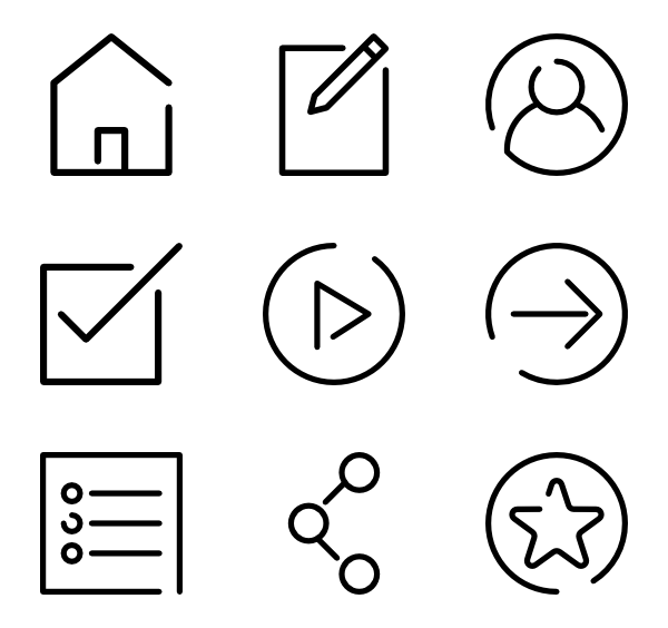 Web Icon Font At Vectorified.com 