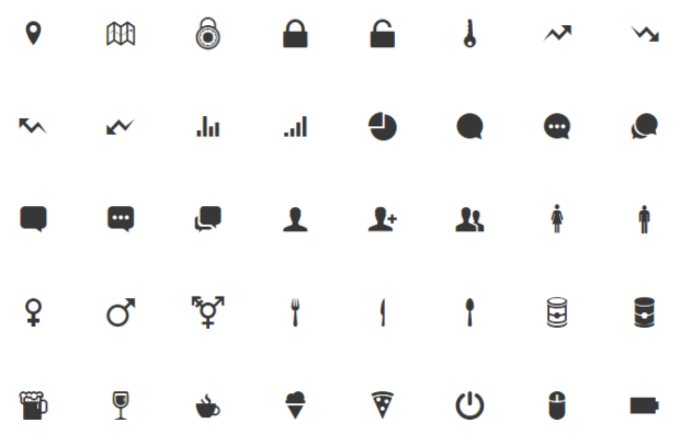Web Icon Font At Vectorified.com