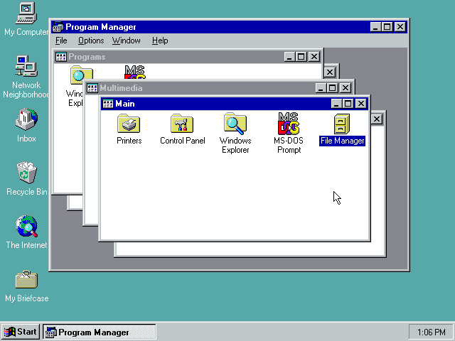 Windows 3.1 Icon at Vectorified.com | Collection of Windows 3.1 Icon free for personal use